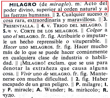 ¿Cómo definían milagro? :: BíblicaMente